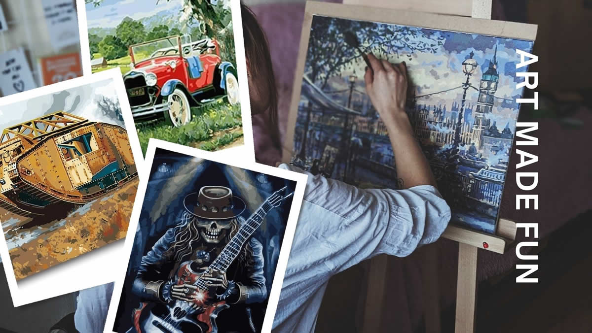 Hobby Paint – painting by numbers for all ages